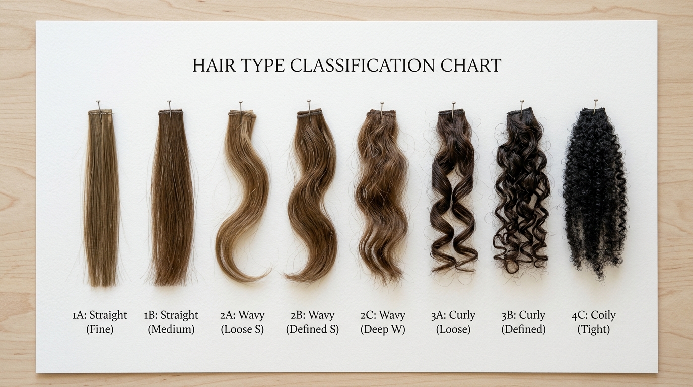 Hair Type Chart: Visual Guide to Every Type from 1A to 4C | HairStyleMojo